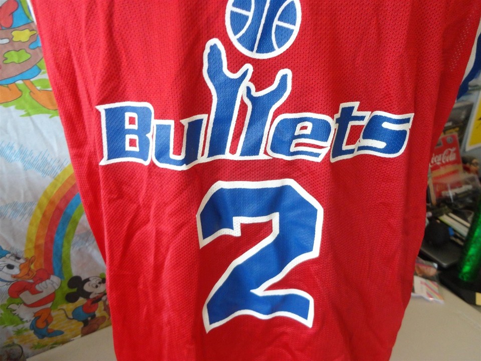 Vintage 90s Washington Bullets Chris Webber NBA Champion Jersey Size 48 ...