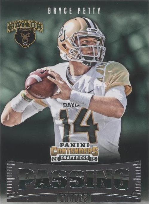 2015 Panini Contenders Draft Picks - Passing Grades Bryce Petty #4 (RC ...