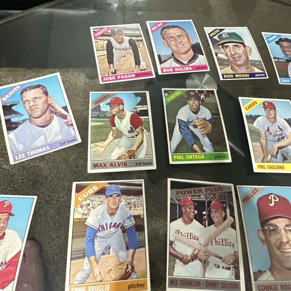 1965 & 1966 TOPPS Baseball Lot Of 133 Incl 93- 1965 & 40 -1966 Gibson ...
