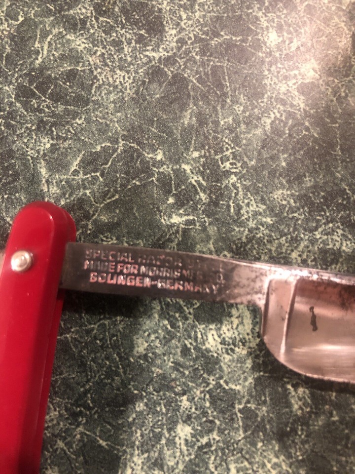 Vintage Red Imp Straight Razor | eBay