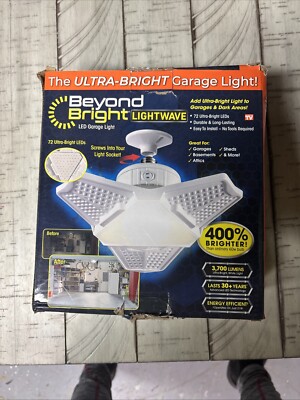 NEW Beyond Bright Lightwave 21Watt 72 Ultra-Bright LED 6500K Garage ...