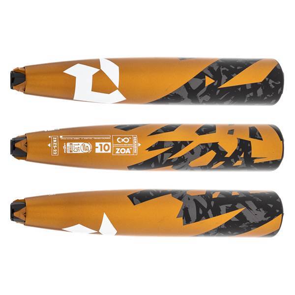 NEW! DEMARINI ZOA USSSA Composite Baseball Bat Model WTDXZOA Gold/Black ...