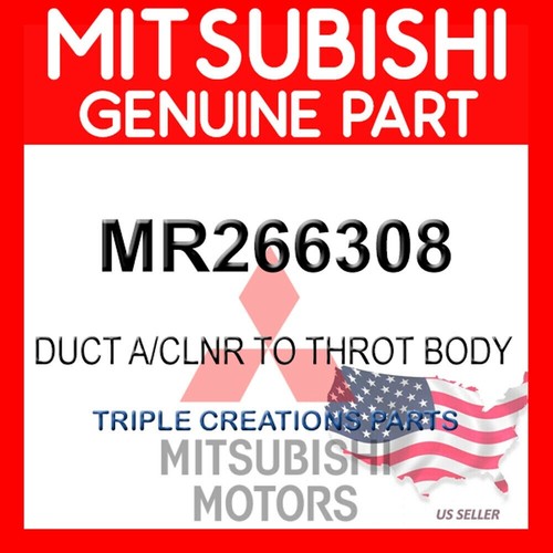 Genuine OEM Mitsubishi MR266308 DUCT A/CLNR TO THROT BODY | eBay