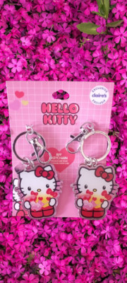 New Claire's Hello Kitty Valentine’s Day 2 pc. BFF Best Friends Charms ...