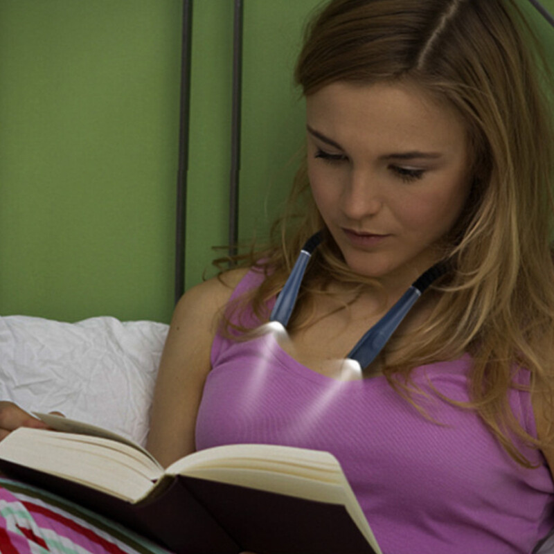 Neck Hanging LED Reading Light - Blue | eBay