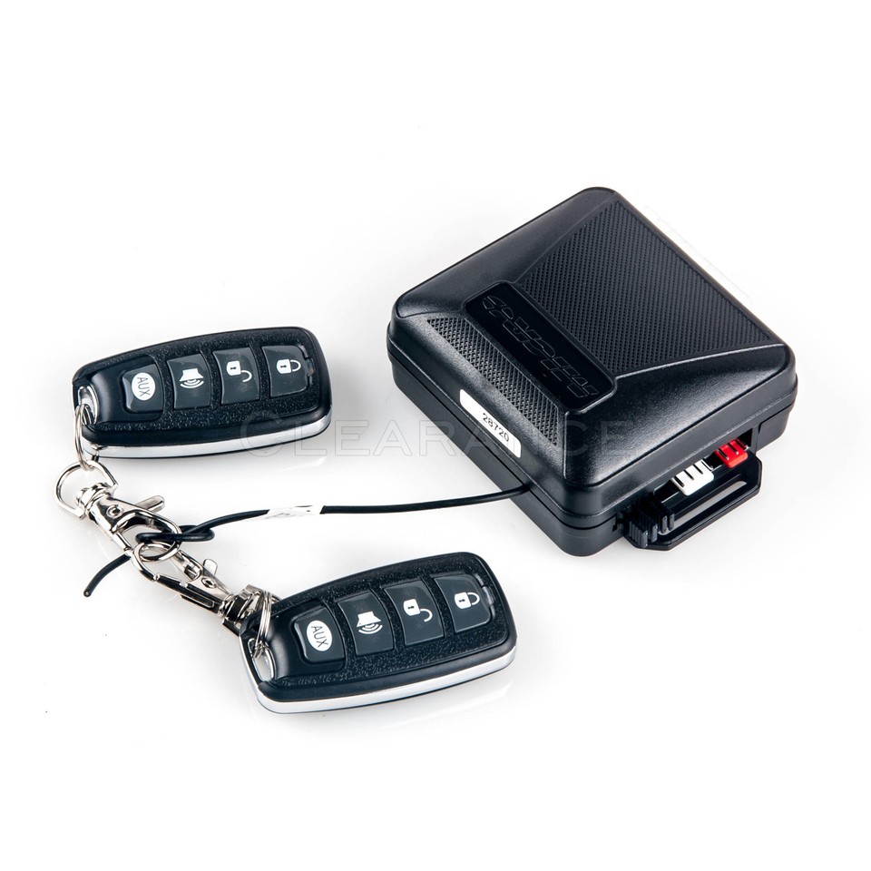 MICRO 1-Way Car Alarm Security System Keyless Entry with 2 Key Fobs | eBay