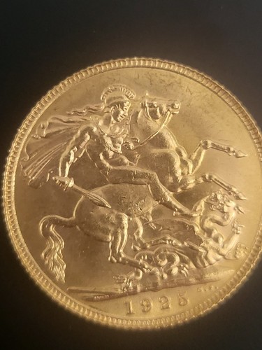 1925 King George V Full Gold Sovereign Coin 22ct Gold Coin | eBay UK
