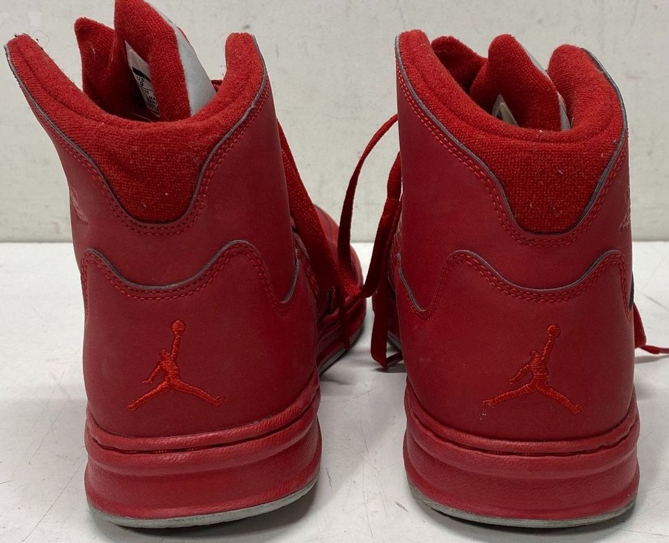 Jordan Men's Red Leather High Top Sneakers Size 9 | eBay