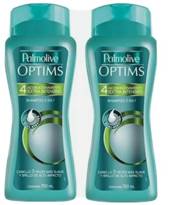 2x Palmolive Optims Shampoo 4 EXTRA INTENSIVE Conditioning 2 in1 Vital ...