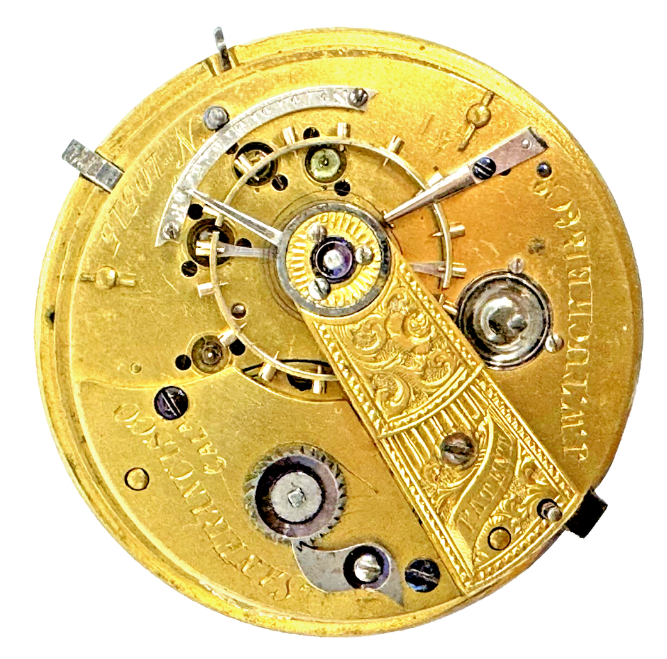 1850's JW. Tucker PWM - Verge Fusee with Dust Cover - WORKING #850 | eBay