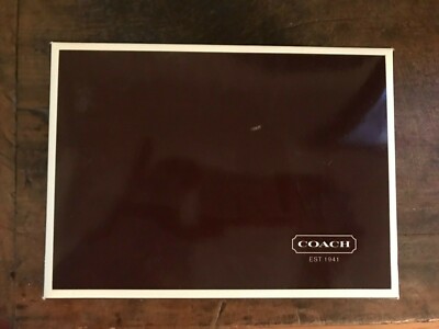 Empty Coach Box, Gift Box, w/Tissue & Red Interior, 3.5" x 5.5" x 8" | eBay