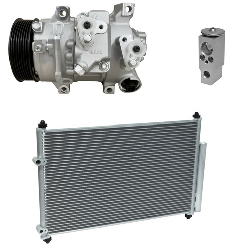 NEW RYC AC Compressor Kit W/ Condenser DF73A-N Fits Toyota Corolla 2.4L ...