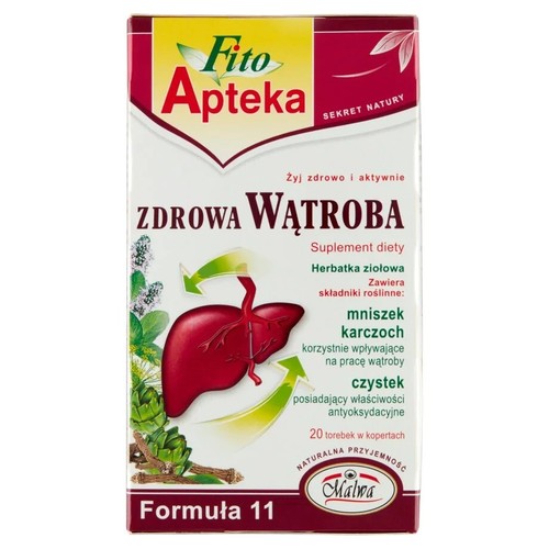 Pack of 2 Fito Apteka - Healthy Liver Herbal Tea 20 Bags X 40G | eBay