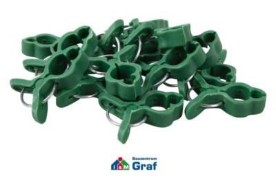 Windhager Clips pour Plantes Mini Rankhilfe-Clips Blumenclips, 15 St ...