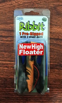 Stanley Ribbit Frog SRFF3-310 Pre-Rigged Topwater Lure w/ 2 Spare ...