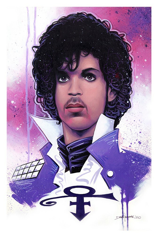 Prince, the purple one, 11x17" signed art print | eBay
