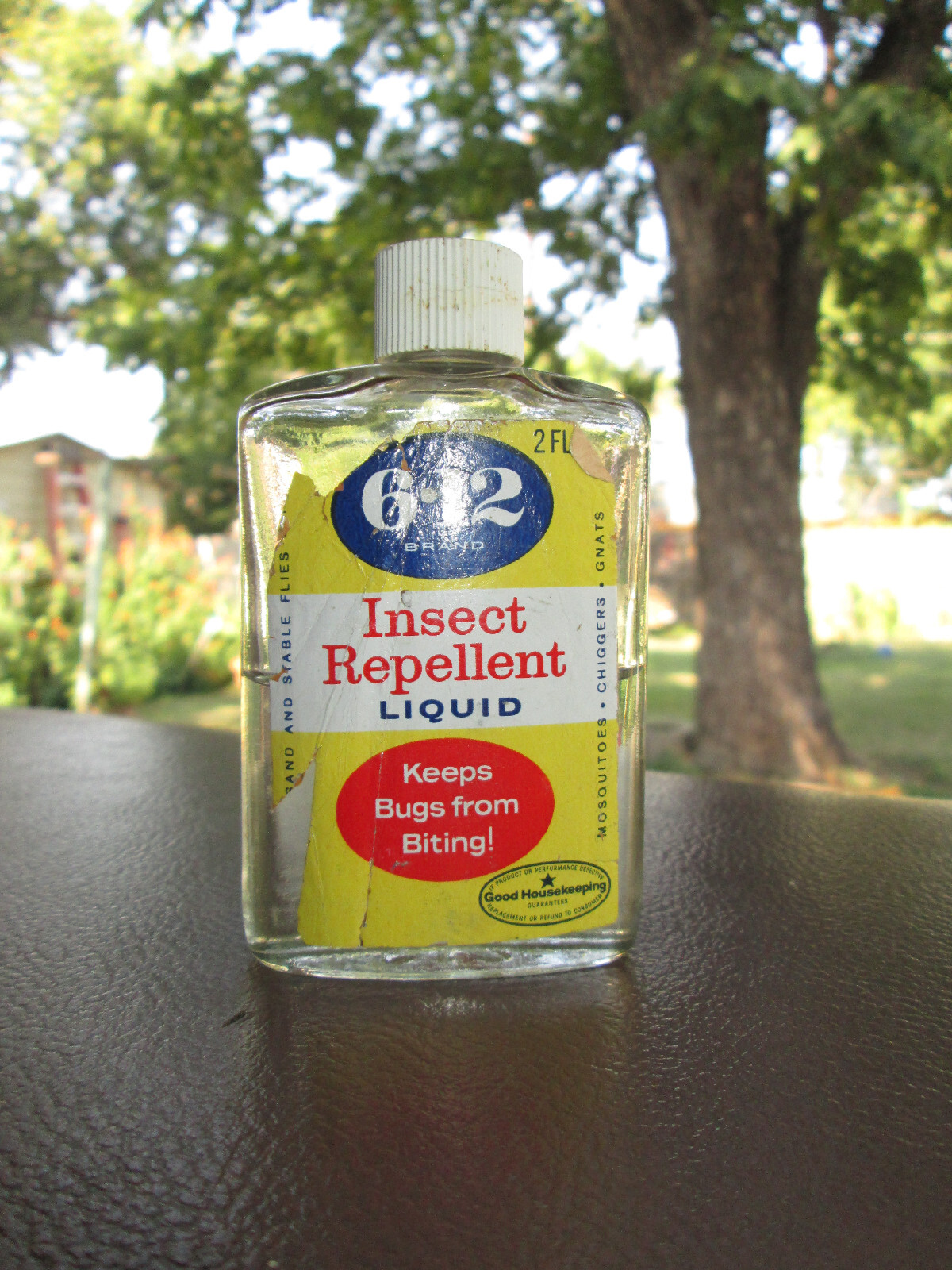 Vtg! 6-12 Plus Inspect Repellent Liquid Glass Container 2 Fl Oz | eBay