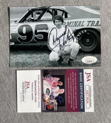 NASCAR GREAT- DARRELL WALTRIP AUTOGRAPH 4x6 PORTRAIT PHOTO NASCAR JSA ...