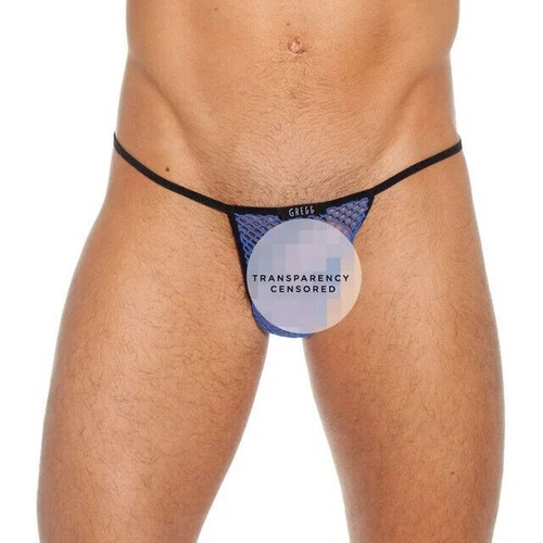 GREGG HOMME T-Back Strings Beyond Doubt Net Mesh G-String Royal 110214 153 | eBay