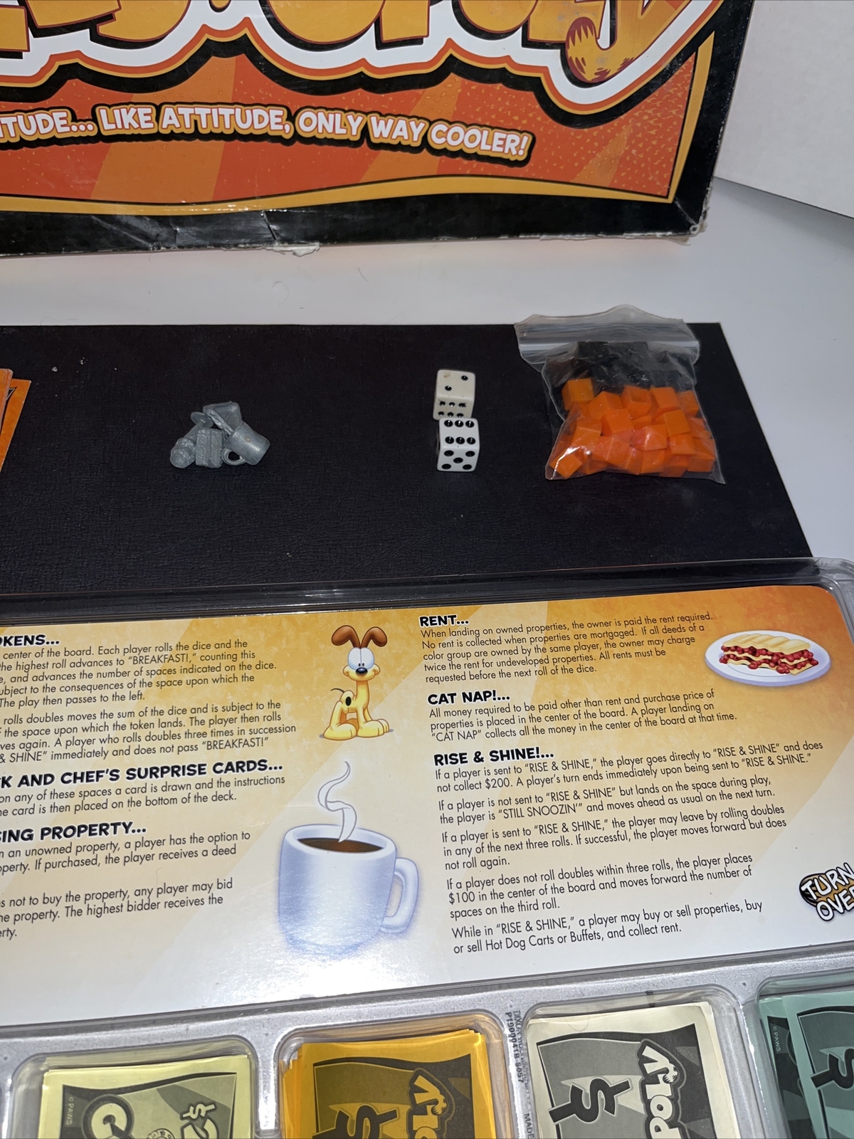 Garfield-opoly Board Game 2012 Late for The Sky Monopoly Garfield ...