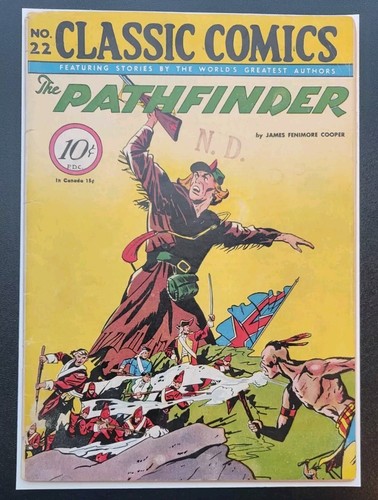 Classics Illustrated The Pathfinder #22 1C Original VG- 1944 | eBay