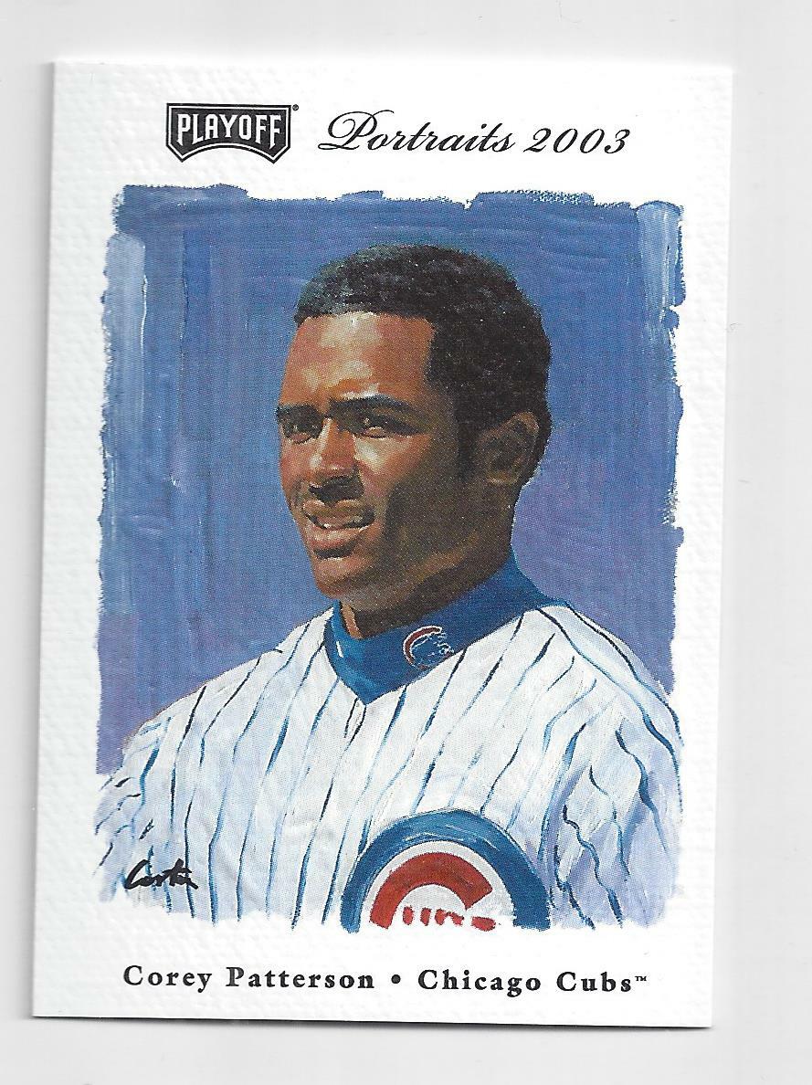 Corey Patterson 2003 Playoff MLB Portraits Card # 118 Cubs | eBay