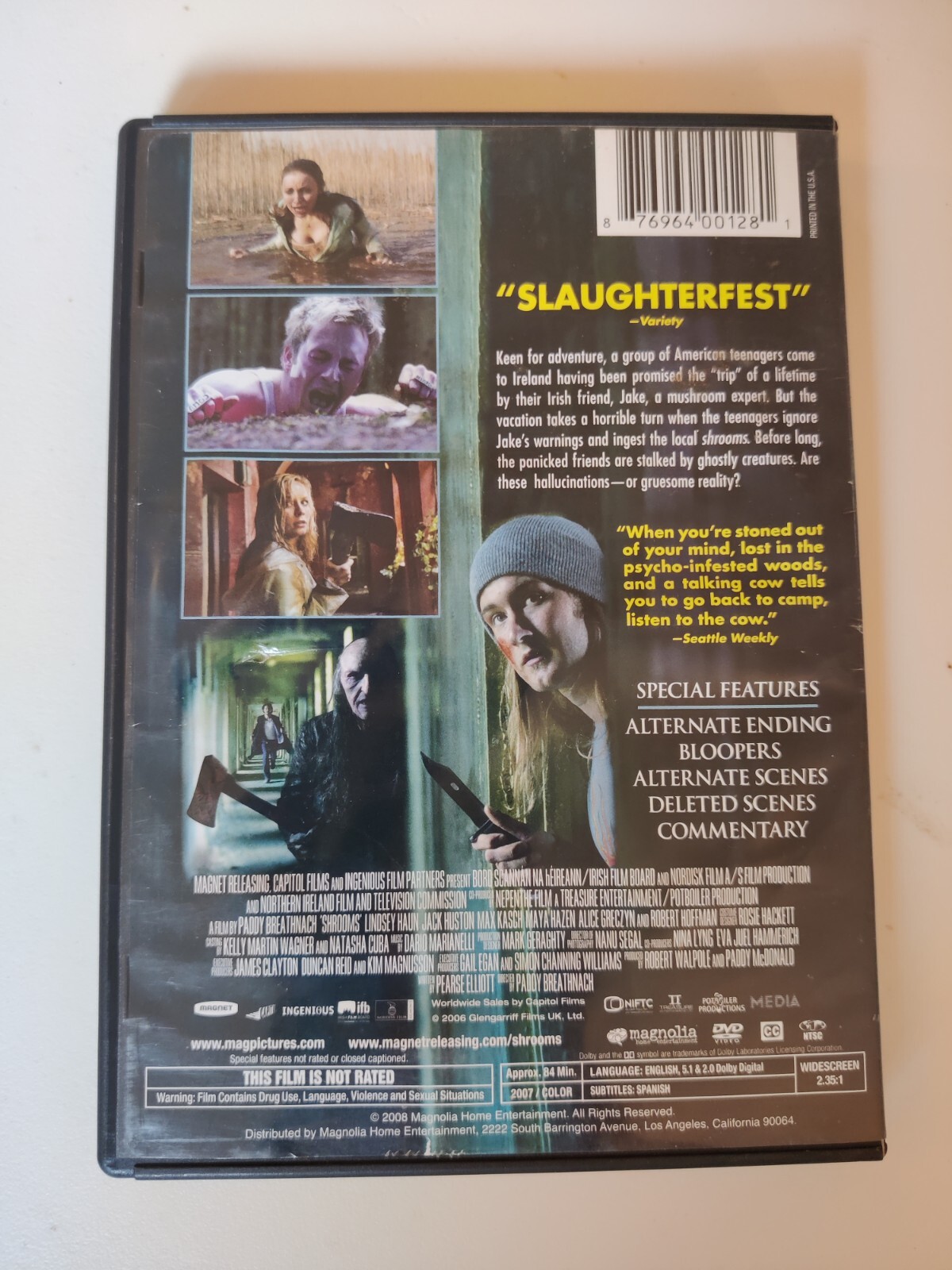 Shrooms (2007 DVD) Unrated Cult Horror Film - Paddy Breathnach ...