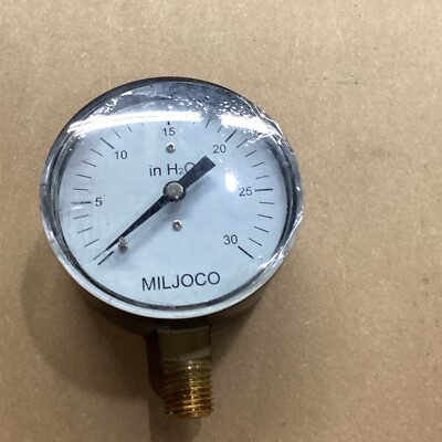 MILJOCO 0-30 PSI 2" LOWER PRESSURE GAUGE#610C90PR4 | eBay