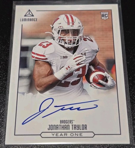 2020 Panini Luminance Football Year One Jonathan Taylor Rookie RC on ...