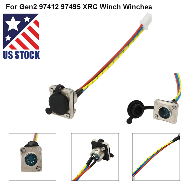 Badlands Winch Parts Winch Socket Connector Assembly With Rubber Cover ...