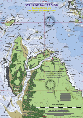 Boating, Fishing, Qld Marine Safety Chart - STANAGE BAY REGION - Camtas ...