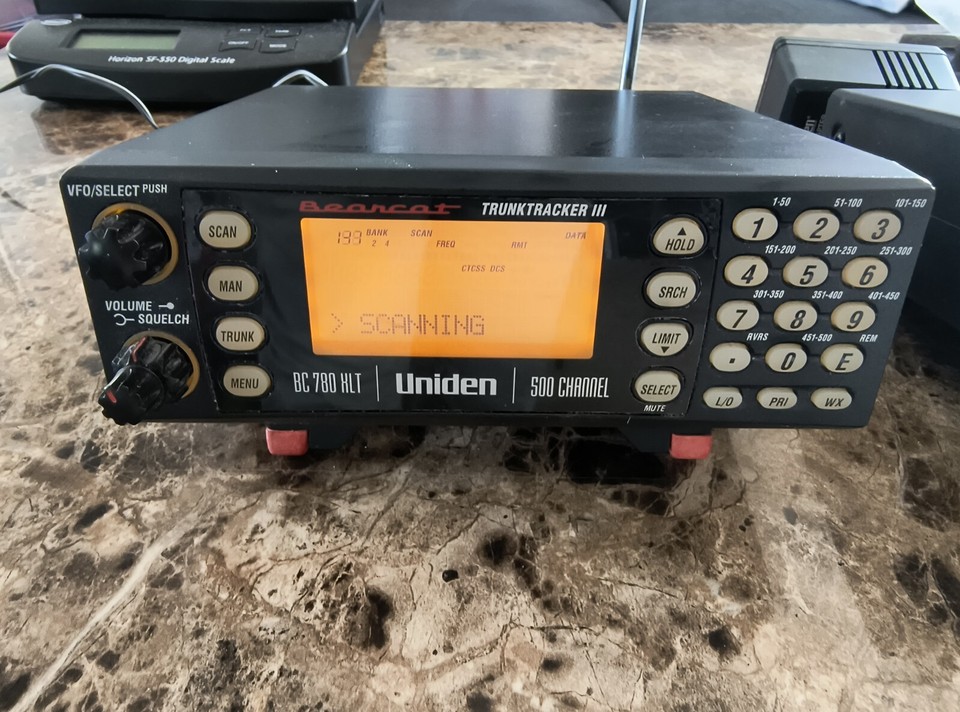 Uniden BC780XLT Radio Channel Scanner with Trunktracker III Excellent ...