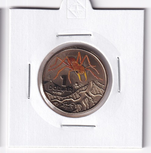 AUSTRALIAN: 2014 $1 THINGS THAT STING BULL ANT COLOURED COIN #2682 | eBay