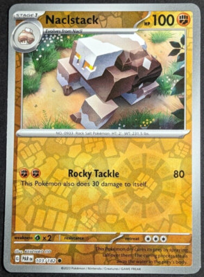 Naclstack Reverse Holo NM 103/182 Paradox Rift Pokemon Card | eBay