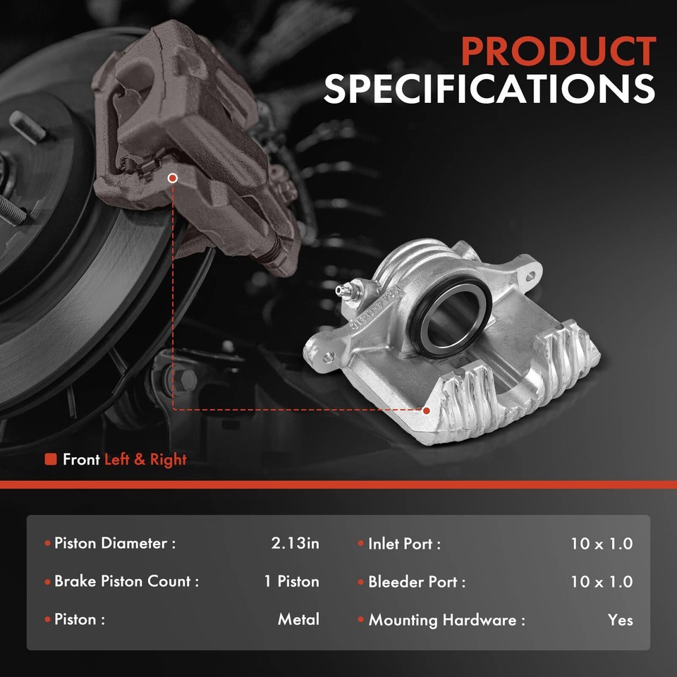 2pcs Front Left & Right Brake Calipers for Chevrolet Corvette C4 1984 ...