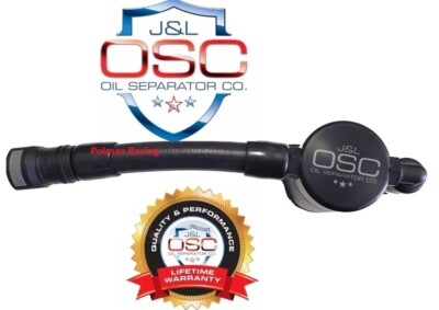 J&L / JLT black billet DS oil separator catch can kit 2005-10 Mustang ...