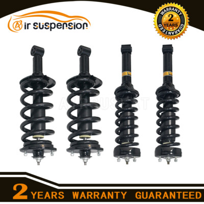 4PCS Front & Rear Shocks Absorber Assy W/o ADS For Land Rover Discovery ...