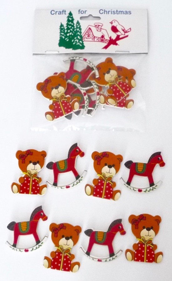 Craft for Christmas Embellishments for decorations, cards and ...