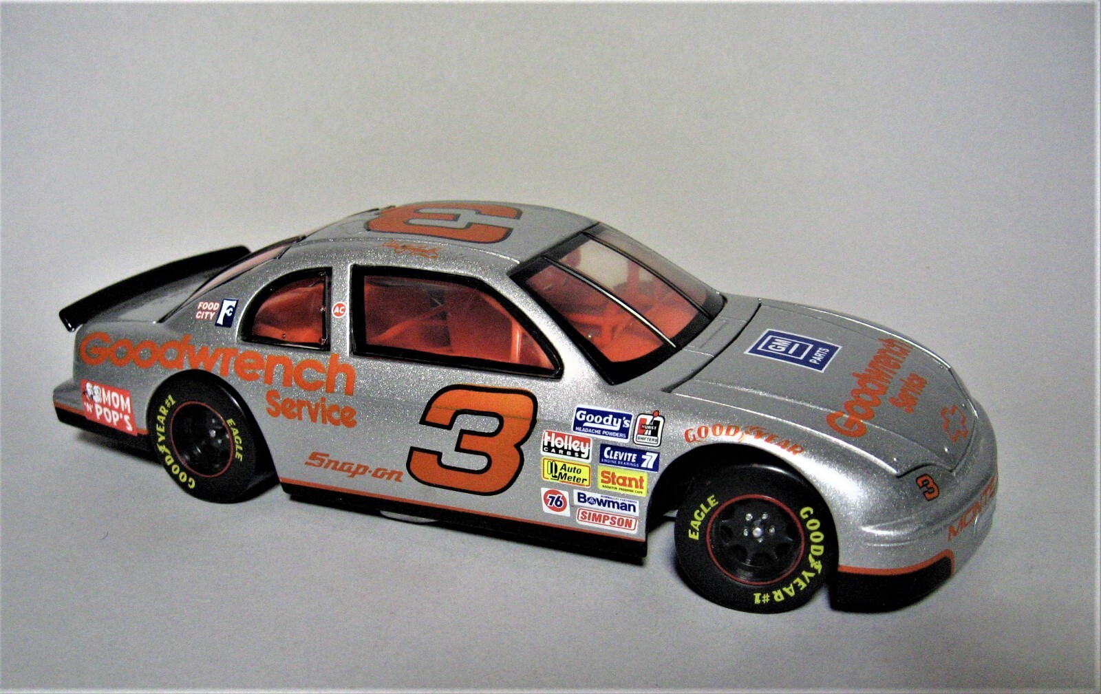 RARE ORIGINAL 1/24 DALE EARNHARDT 1995 SILVER WINSTON SELECT CWC "PARTS ...