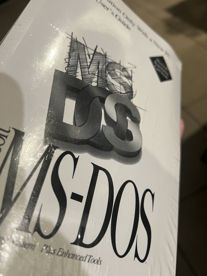 Microsoft MS-DOS Version Vintage Brand New Sealed COA Operating System ...