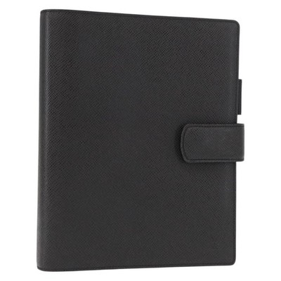 LOUIS VUITTON Taiga Agenda GM Day Planner Cover Black R20232 LV Auth ...
