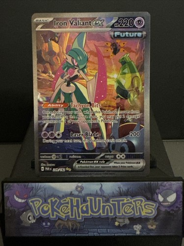Pokemon Card Iron Valiant ex Paradox Rift 249/182 Special Illustration ...