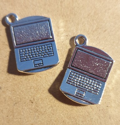 CHARMS 'COMPUTER/LAPTOP' (set of 2) | eBay Australia