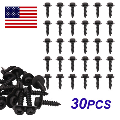 30x Screw Bolt Fixing Retainer Fender Liner Cover For Toyota 9015960477 ...