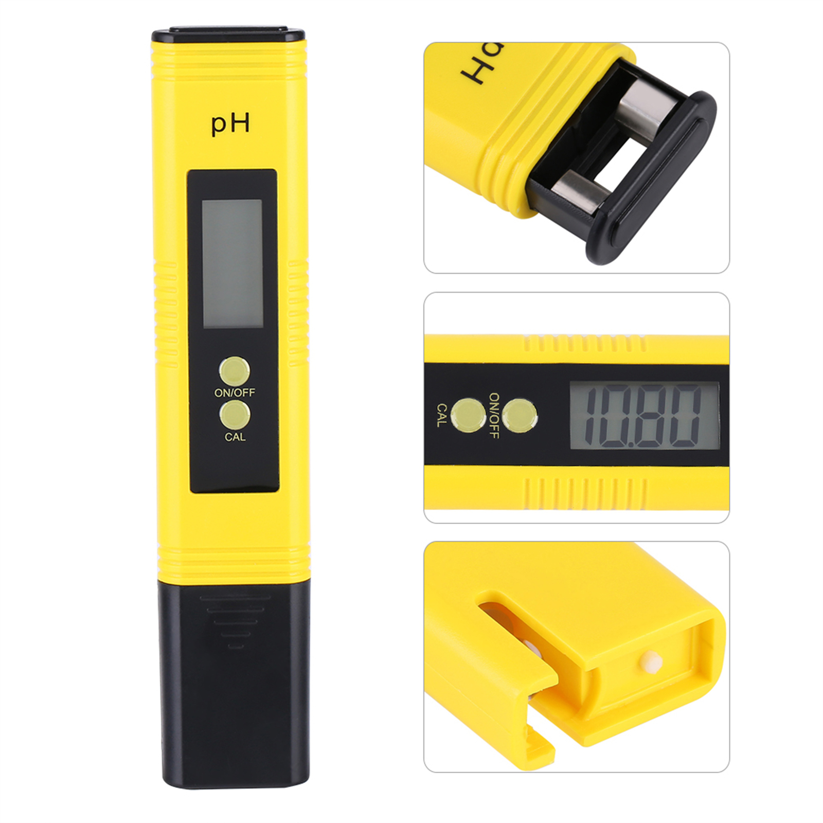 Digital Electric PH Meter LCD Tester Hydroponics Aquarium Water Pocket ...