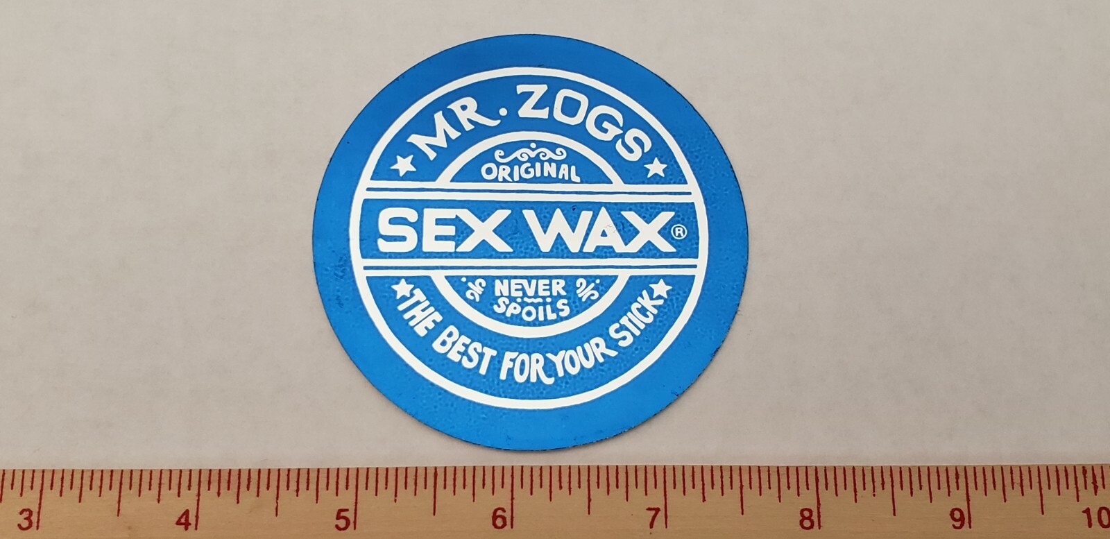 VTG 80's MR ZOGS SEX WAX FOIL NOS RARE SURF SURFING SURFBOARD ...