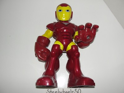 Super Hero Squad Rocket Boost Iron Man Figure Electronic Sounds Talks ...