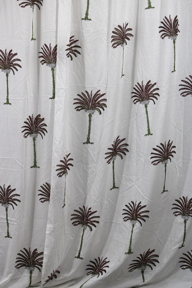 2 Pcs Cotton Sheer Curtains for Living Room Window Drapes Natural ...