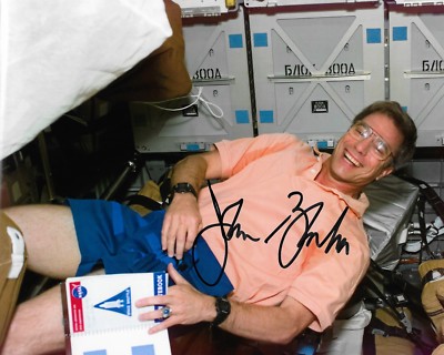 NASA Astronaut STS-79 STS-81 MIR Space Station John Blaha Signed ...