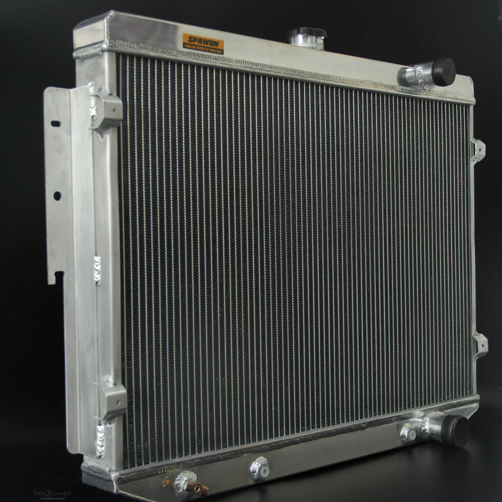 4Rows SPAWON Aluminum Radiator For Plymouth Fury Dodge Charger Chrysler ...